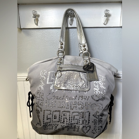 Coach | Bags | Rare Coach Poppy Lt Ed Ombre Rhinestone Xl Shoulder Bag ...
